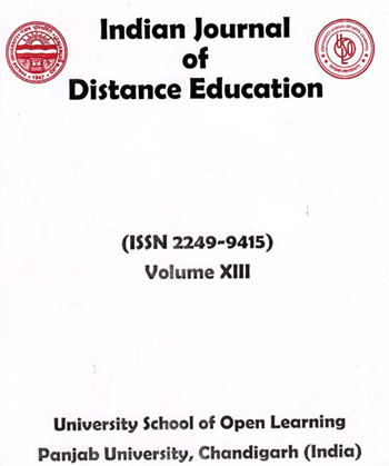 IJDE - Indian Journal of Distance Education, USOL Journal, Panjab ...